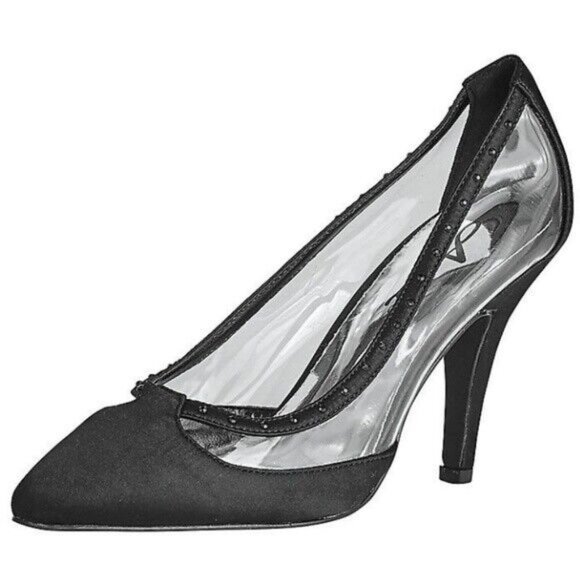 Annie | Shoes | Danielle Lucite Pumps By Annie Heels Dress Shoes ...